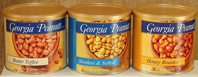 Sensational Cans of Georgia Peanuts ($7.50): Sensational Baskets