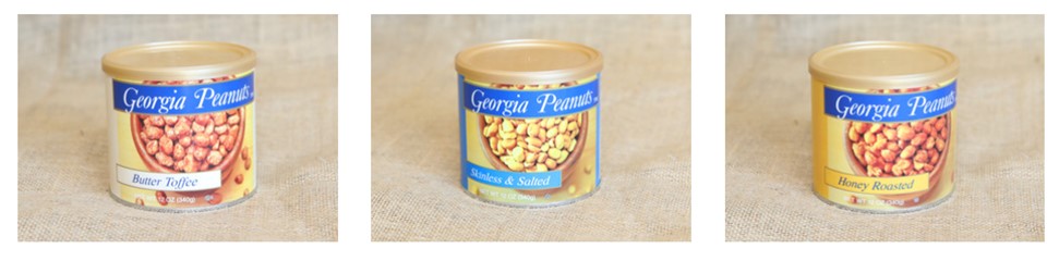 Sensational Cans of Georgia Peanuts ($6.25 - $7): Sensational Baskets