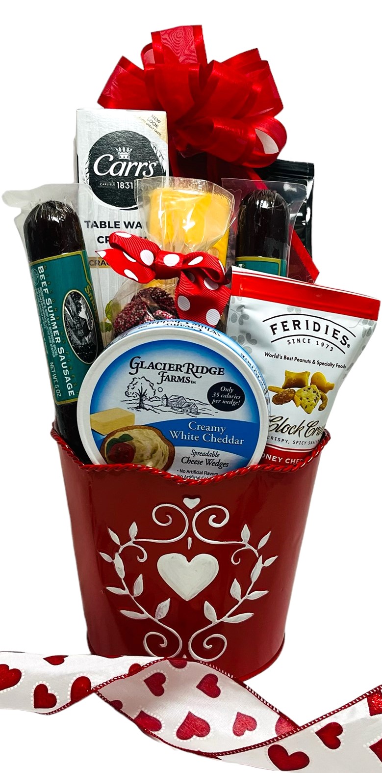 Sensational Meat & Cheese Lovers Gift ($75): Sensational Baskets