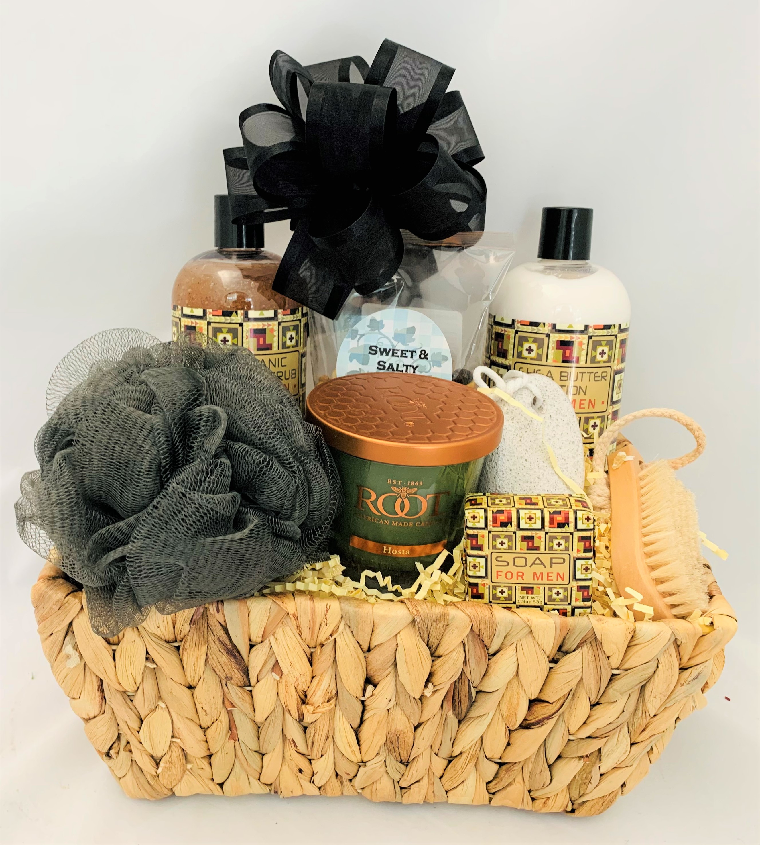Sensational Men's Spa Set ($80-$185 & Up): Sensational Baskets