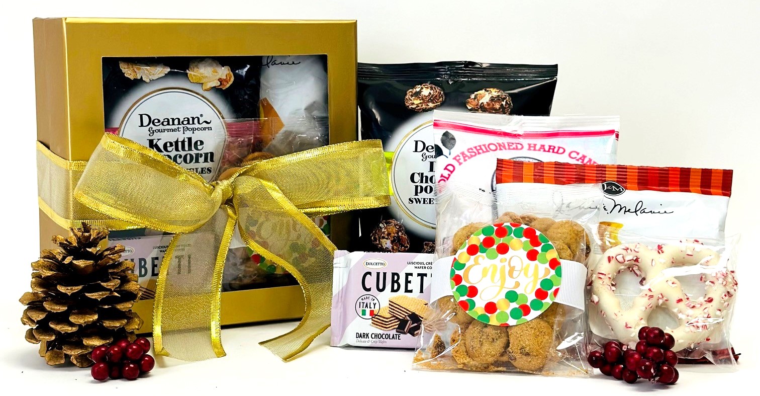 Sensational Elegant Christmas Treat Box ($30-$35): Sensational Baskets
